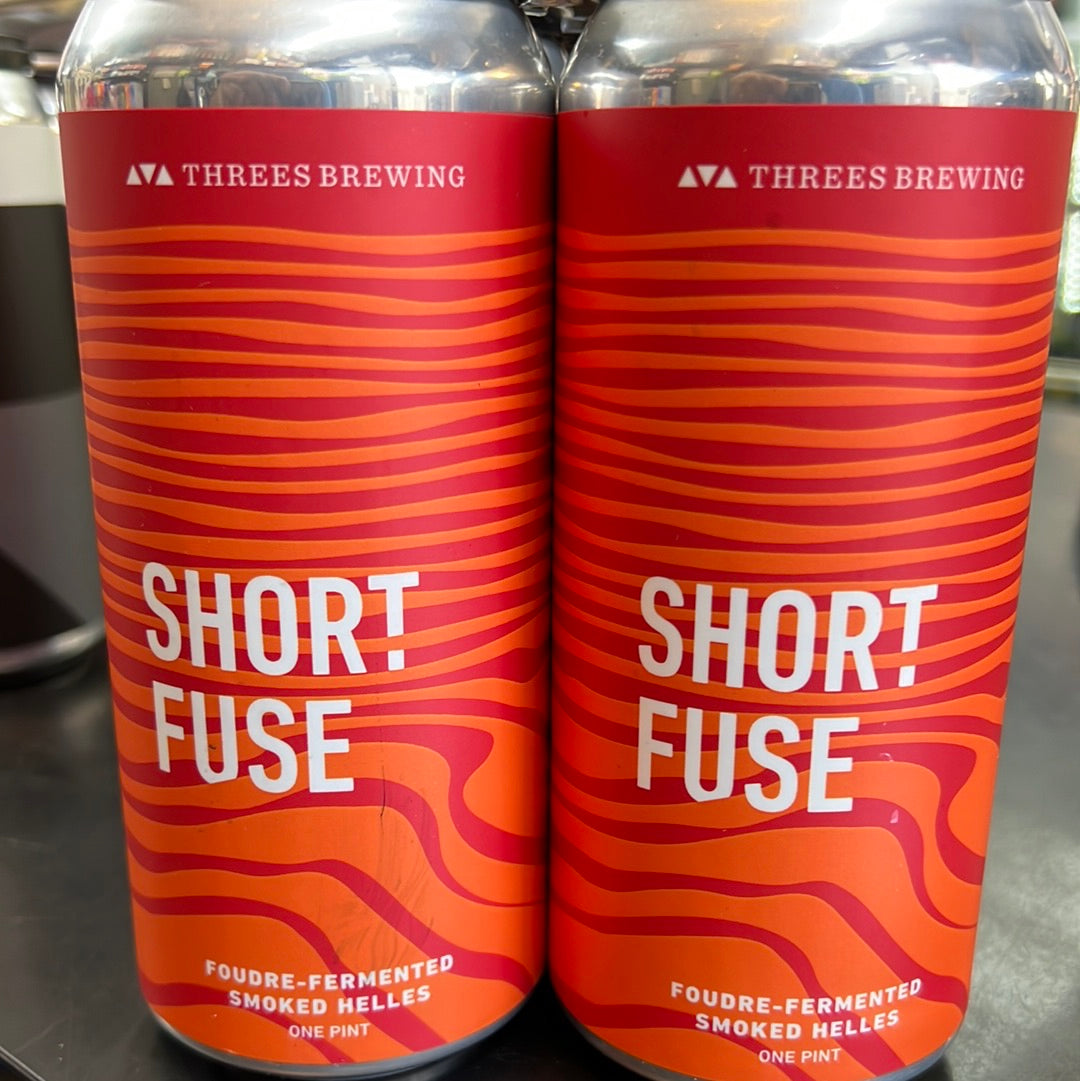 Threes Brewing short fuse4X16 Oz Can – Park Slope Beer Store