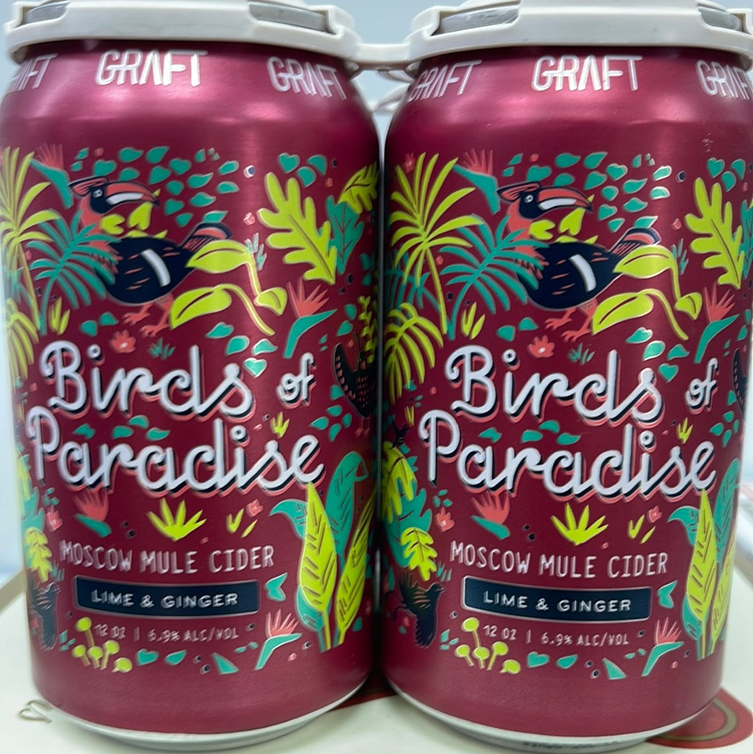 Graft Cider Birds Of Paradise 4x 12oz Cans – Park Slope Beer Store